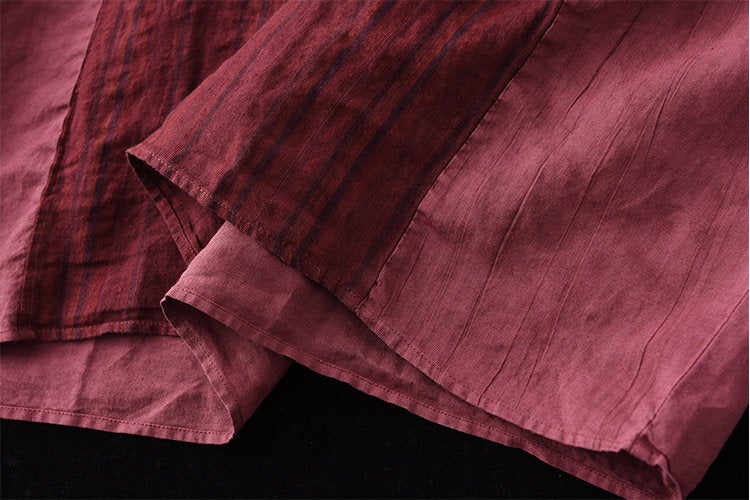 100% Ramie Dresses Woman Plus Size Dress Summer Loose Dresses Fashion ...